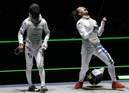 London Olympics Women Fencing