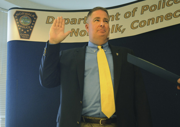 Three police officers receive promotions