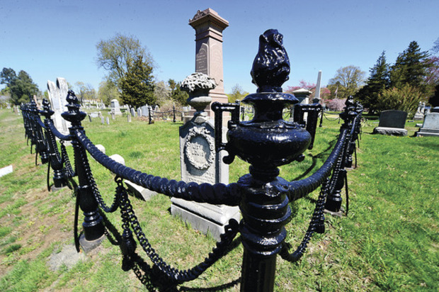 Lockwood family burial plot undergoes renovation