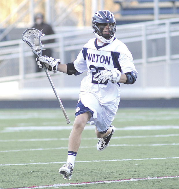 Wilton's last Reyes-Guerra-Dunn to play lax at Hartford