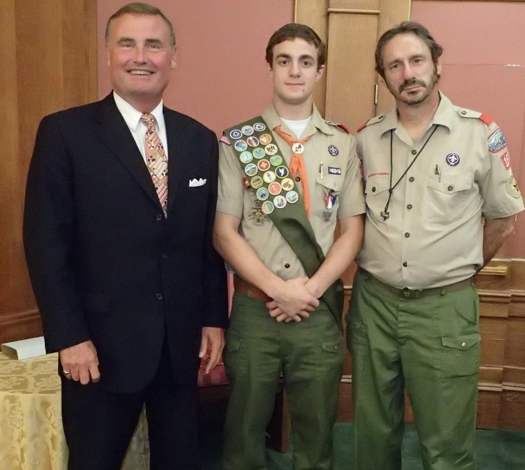 Max Fanwick of Wilton makes Eagle Scout