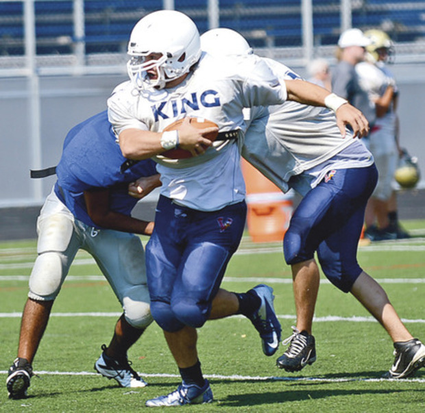High School Football Previews -- Santoro takes over reins of King's offense