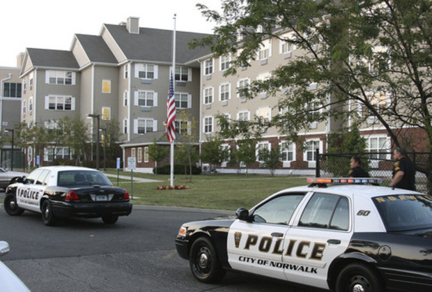 Bullet tears through wall at Fair Street complex