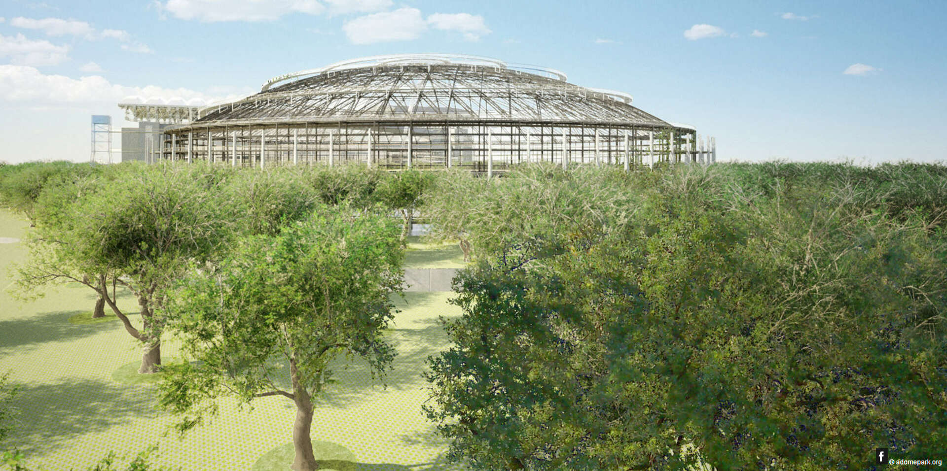 New Astrodome concept would turn the landmark into an outdoor, usable space