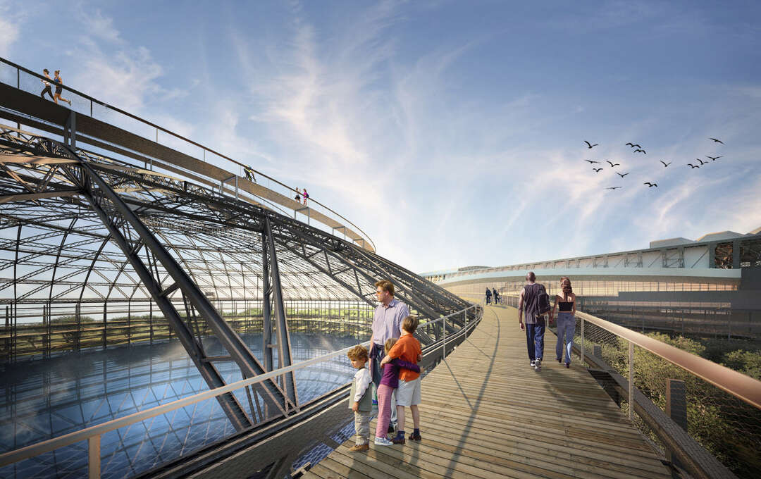 New Astrodome concept would turn the landmark into an outdoor, usable space