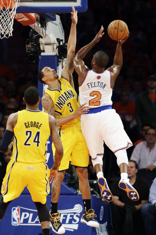 Pacers beat Knicks 102-95 in Game 1