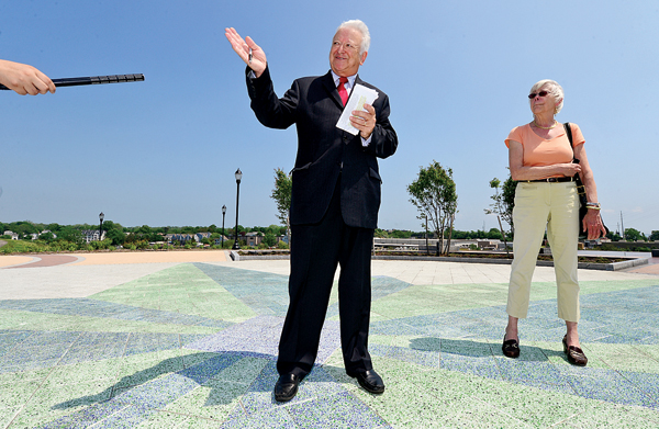 Phase I opening ceremonies at Oyster Shell Park