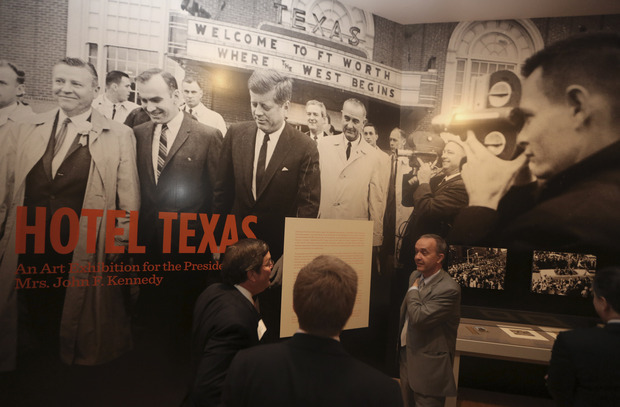 Dallas exhibit reunites art JFK saw before death