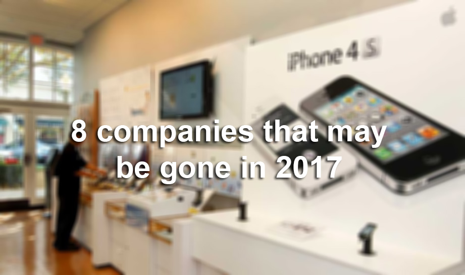 Study: 8 well-known U.S. companies that may not be around in 2017