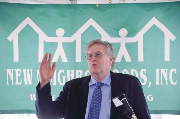 Rep. Jim Himes, others celebrate the opening of Marshall Commons