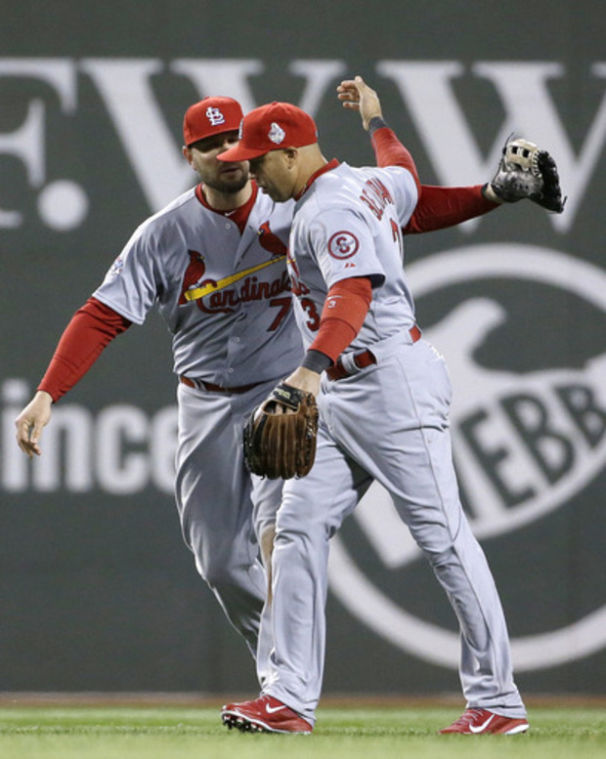 Wacha, Beltran help Cards even World Series 1-all