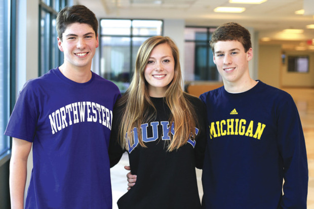 3 Staples swimmers sign letters of intent