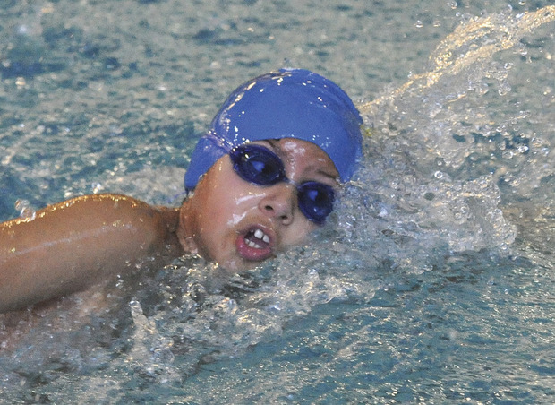 Zeus swimmers win 10th annual Philcox Meet championship