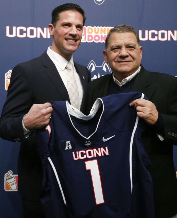 Diaco introduced as football coach at UConn