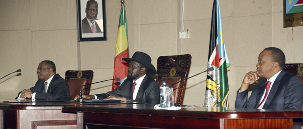 African leaders in South Sudan for peace talks