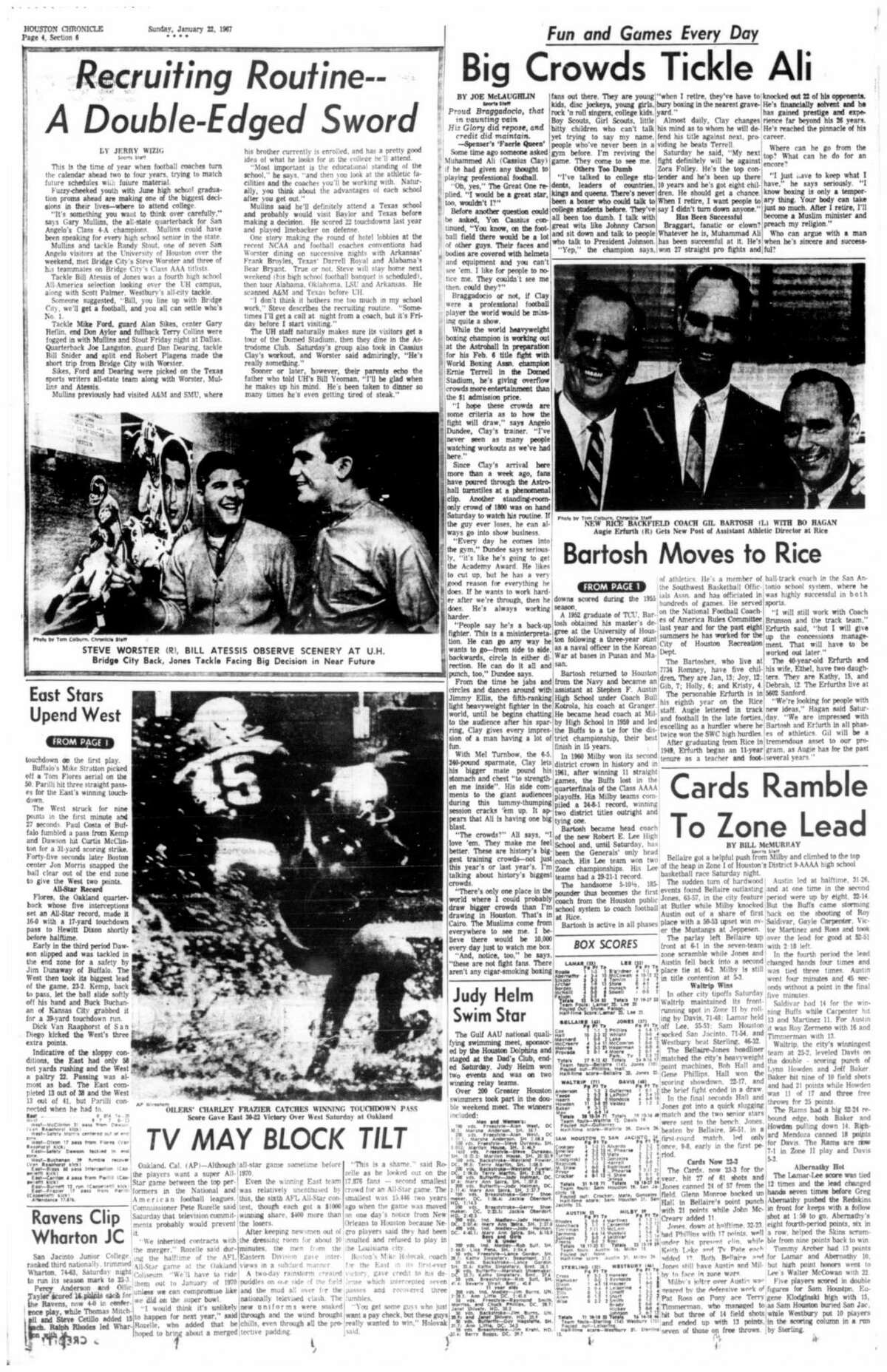 Muhammad Ali and Houston, a star-crossed pair