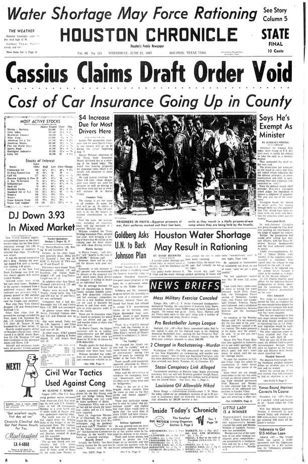 Muhammad Ali and Houston, a star-crossed pair - Houston Chronicle
