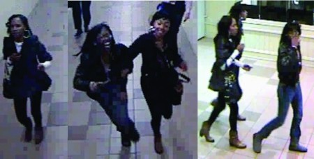 Photos show women laughing after allegedly assaulting train conductor