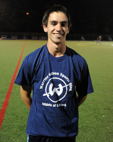 DeSantis stops everything to win Trackside Athlete of the Week Award