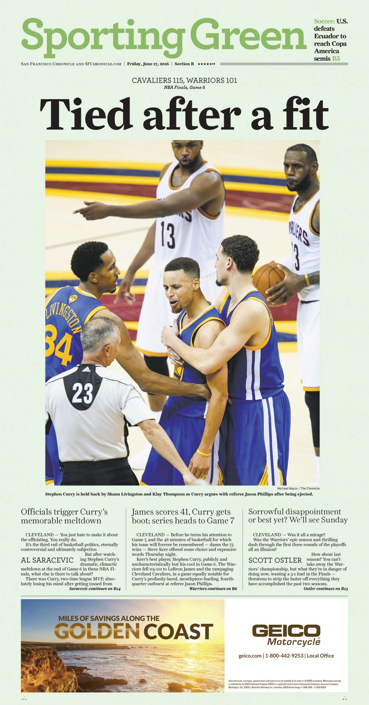 How Cleveland and The Chronicle are covering Warriors-Cavaliers