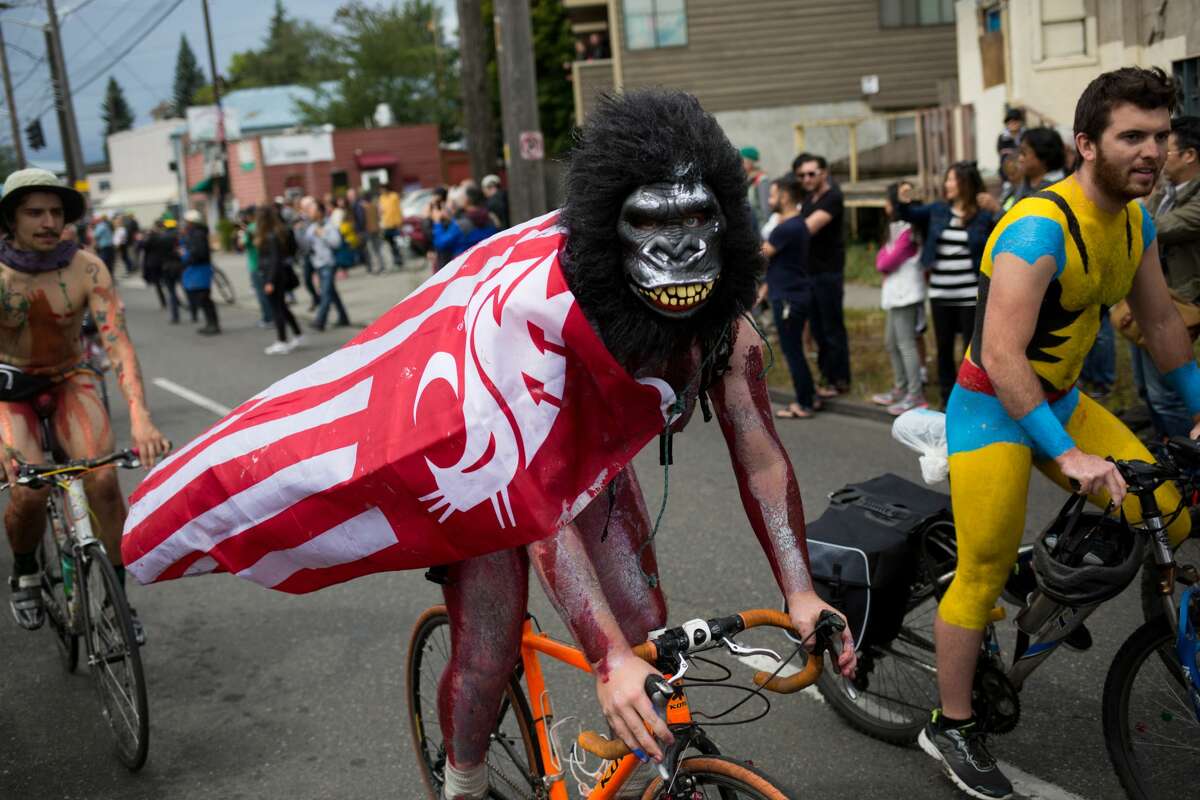 Fremont's Solstice Parade and naked bike ride through the years