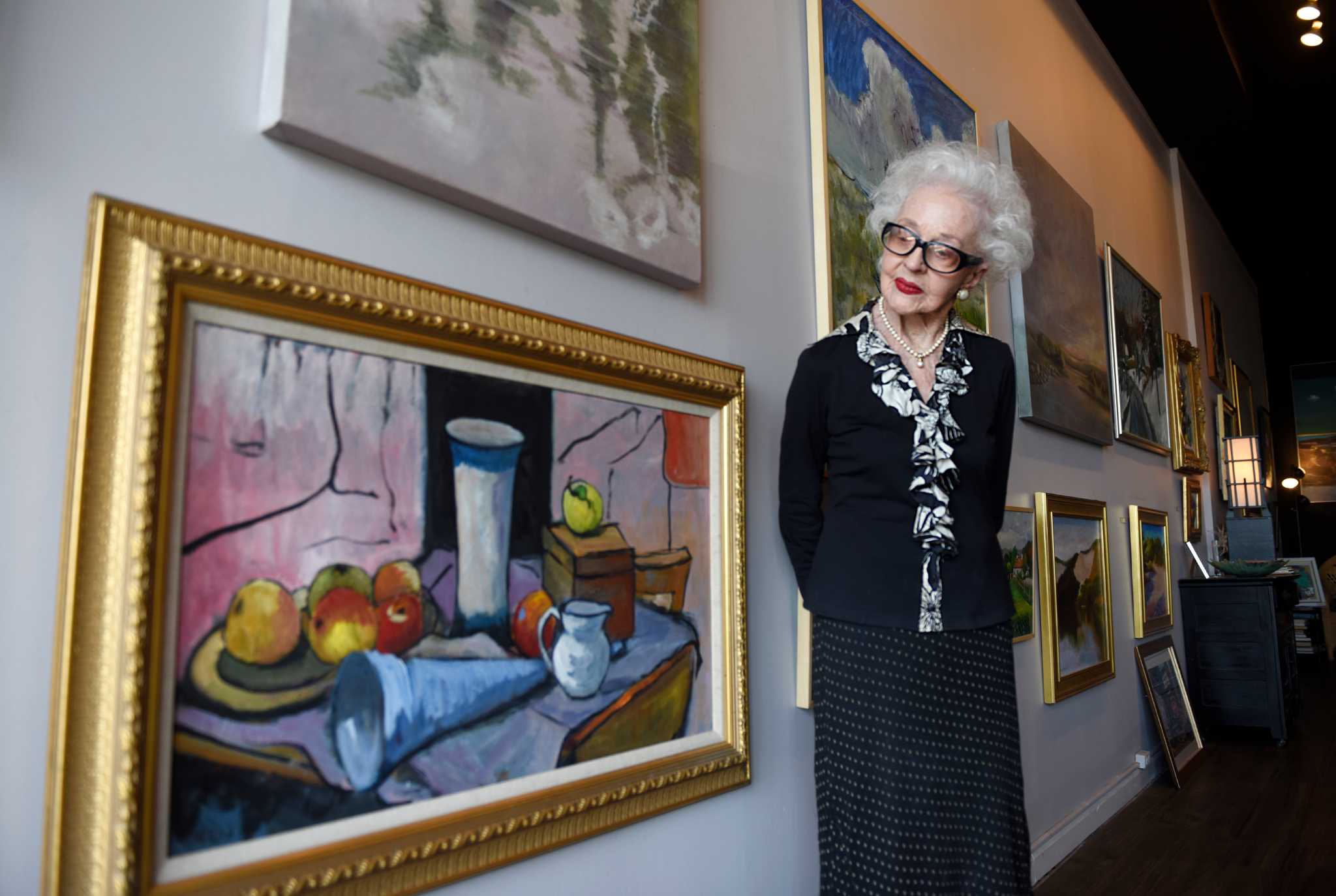 Gallery owner practices art of staying afloat