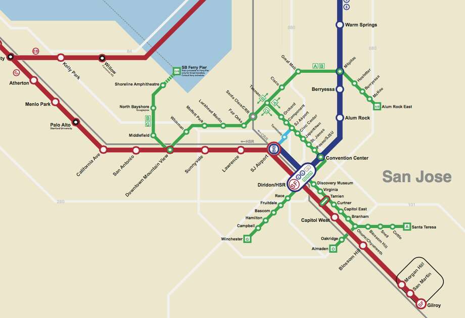 Here's what Bay Area transit looks like in your dreams - SFGate