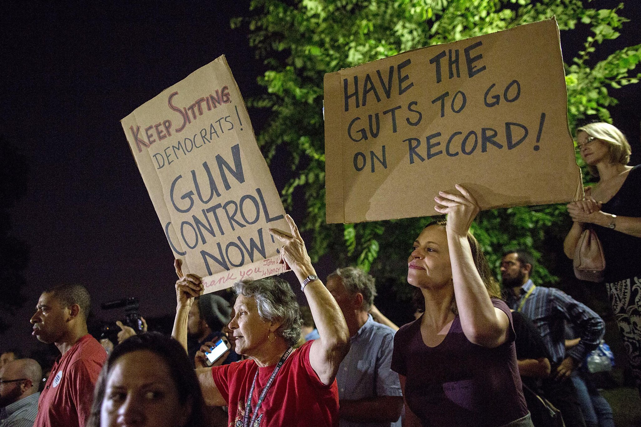 Courage on guns at last at the Democratic convention