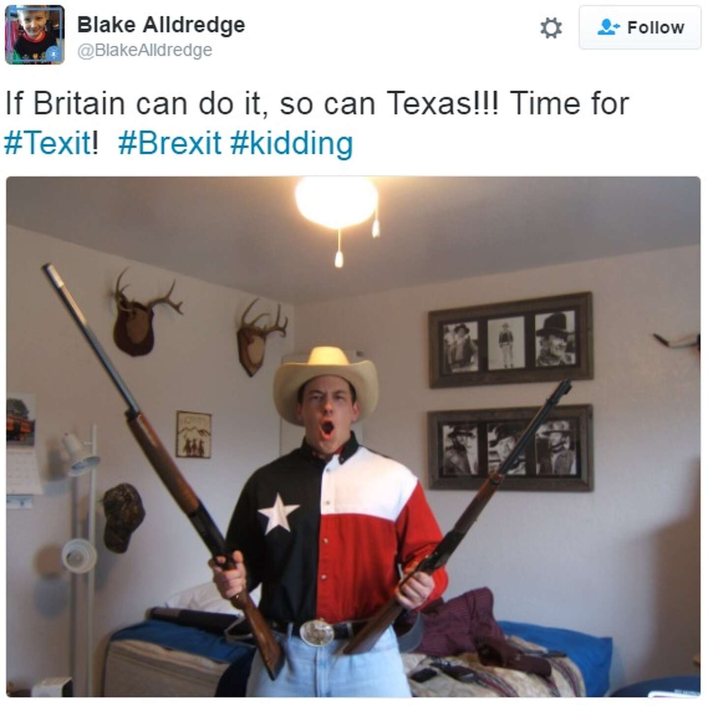 #Texit calls for Texas secession after "Brexit" is succesful