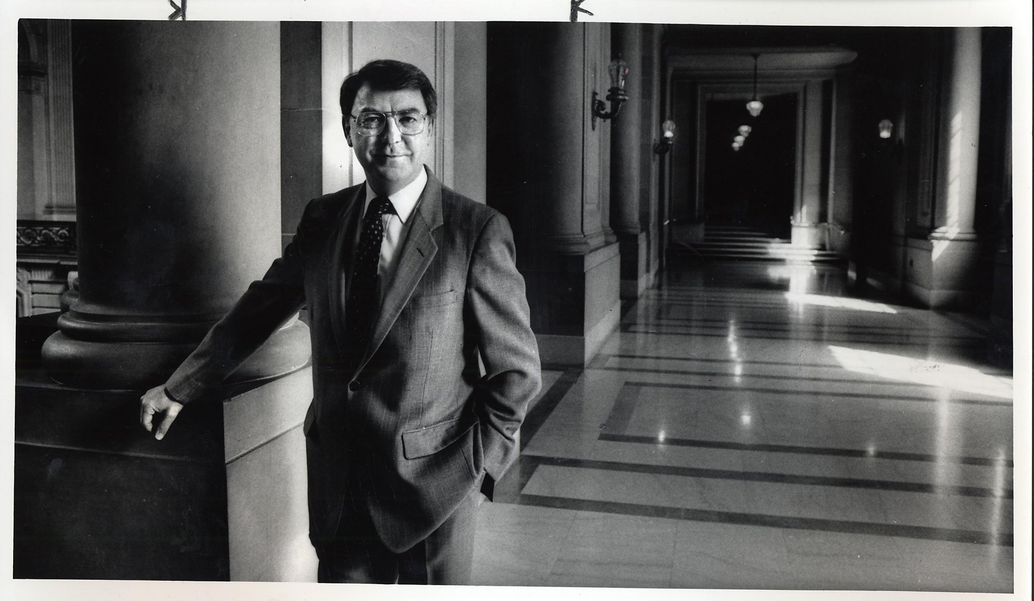 Combative debate with Mayor Agnos, 1991