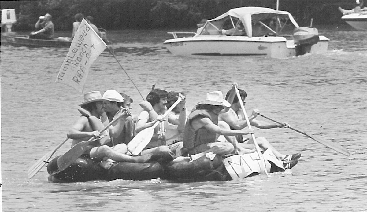 Photos: Wild raft races once drew thousands to Beaumont's Riverfront Park