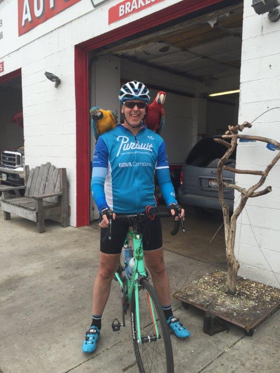 Riding for all the right reasons: Cyclist will log 3,500 miles on ...