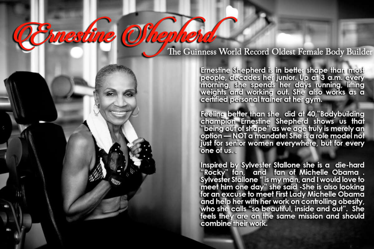 Meet 80-year-old Ernestine Shepherd, one of the oldest female bodybuilders