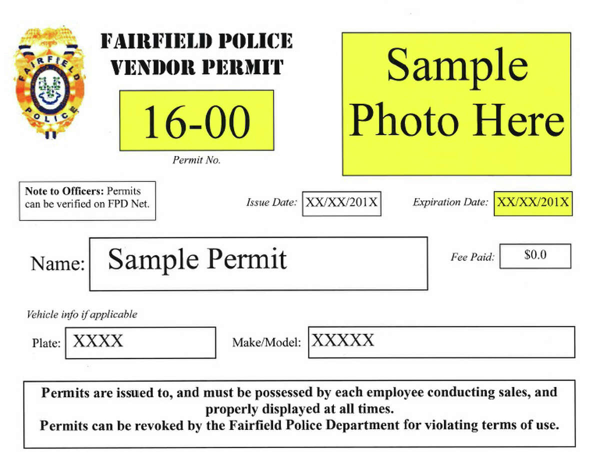 If you’re going door to door in Fairfield you need a permit