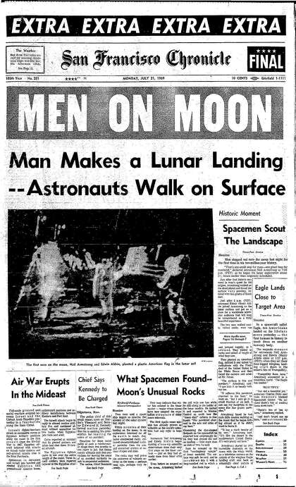 Chronicle Covers: The moon landing, the biggest story on Earth ...