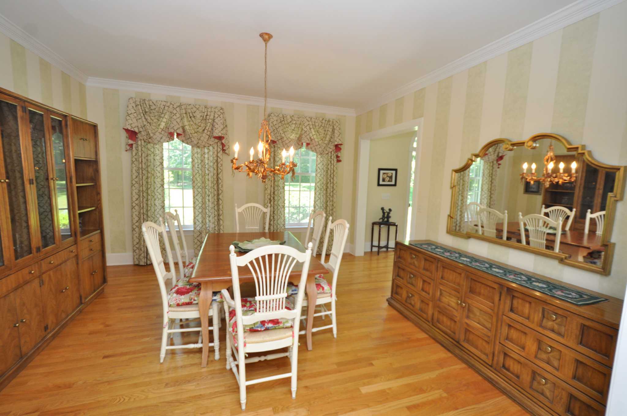 A Colonial in a gated, private enclave