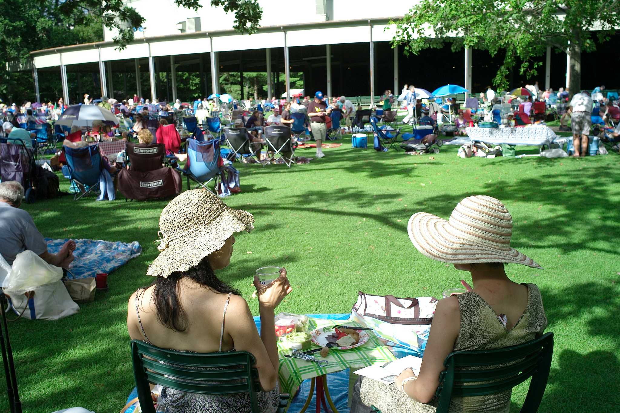A picnic and a show at Tanglewood