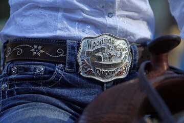 Annual old-time rodeo spurs excitement in Woodside