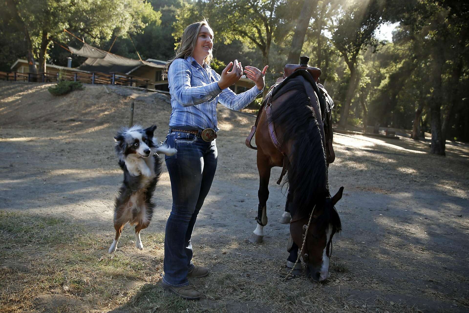 Annual old-time rodeo spurs excitement in Woodside