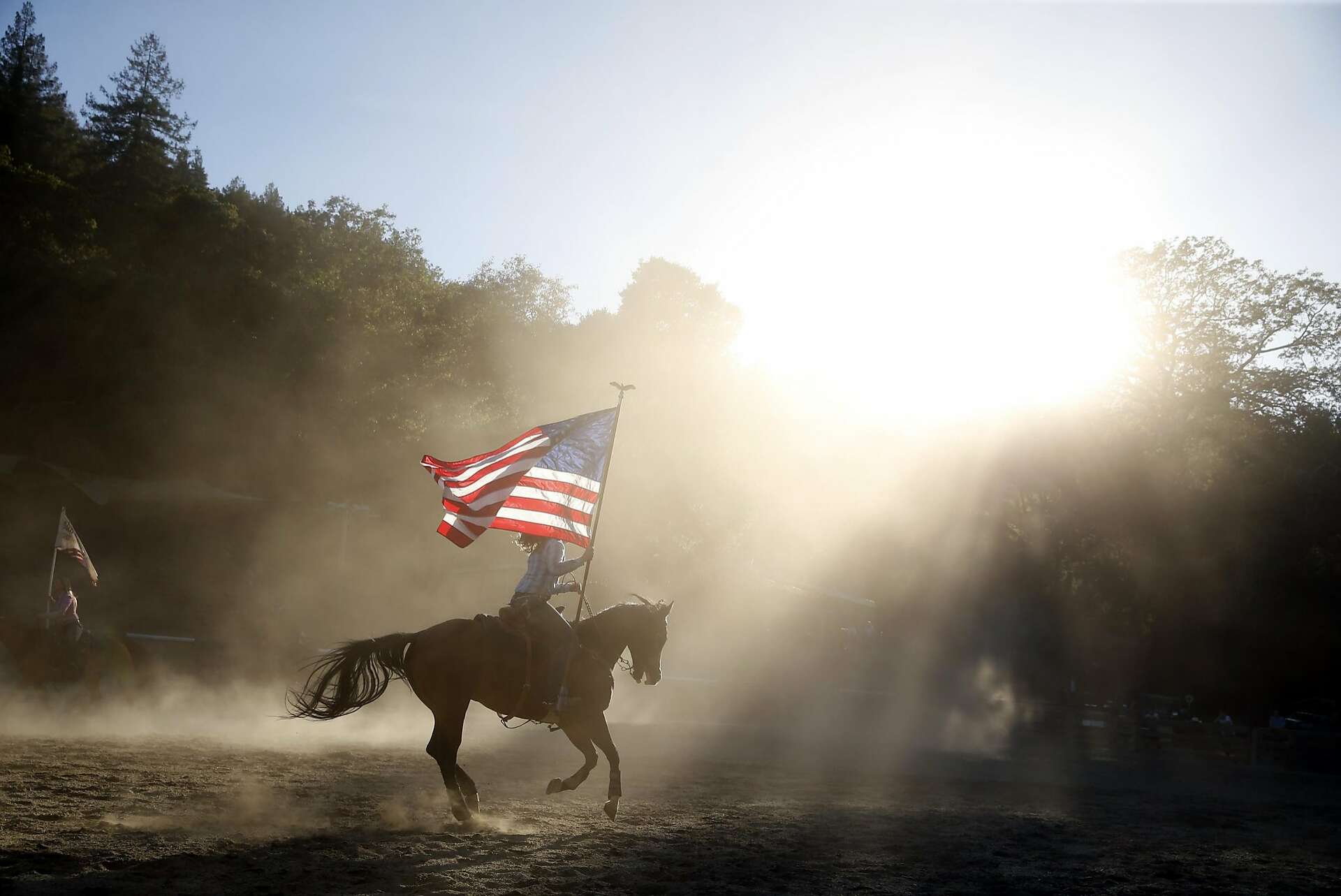 Annual old-time rodeo spurs excitement in Woodside