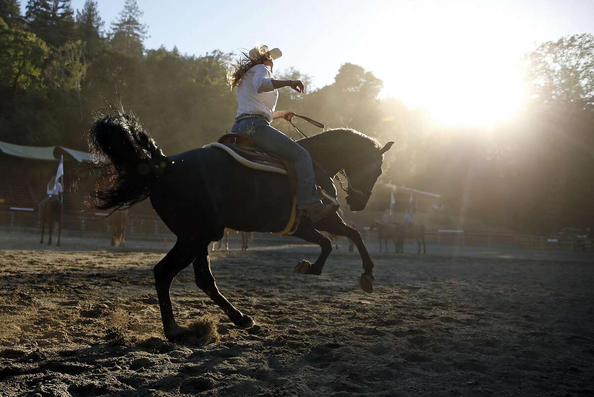 Annual old-time rodeo spurs excitement in Woodside