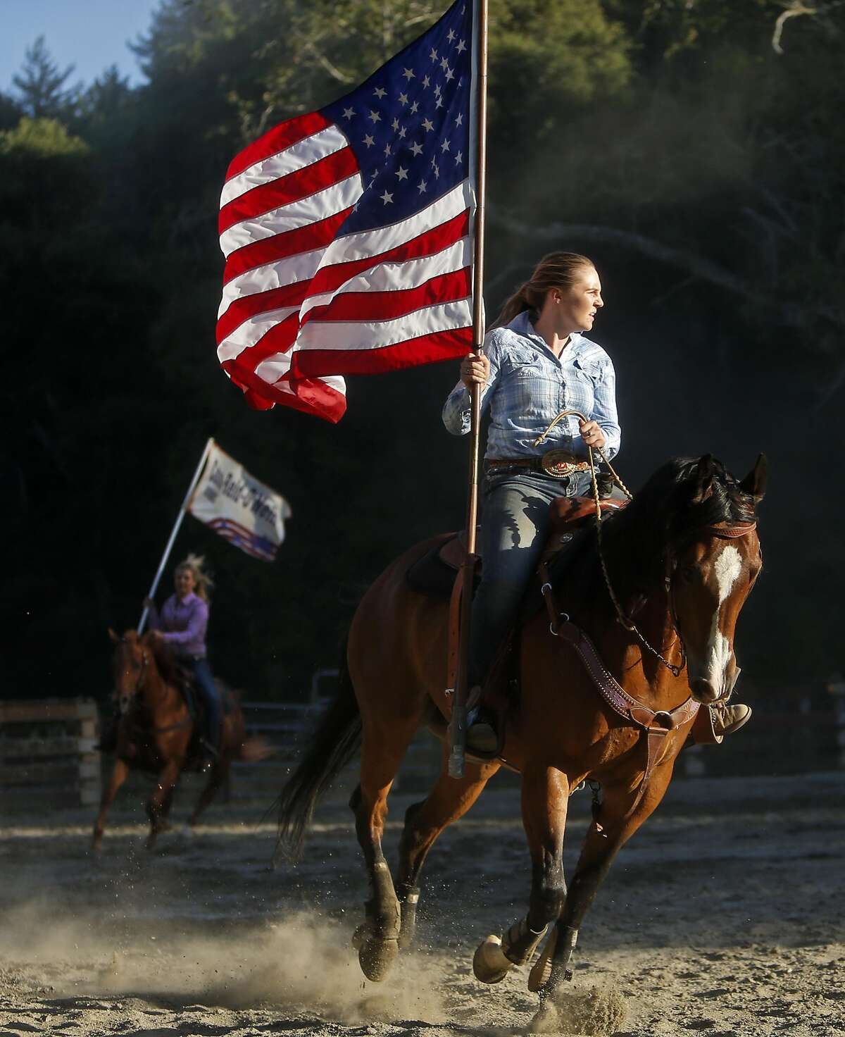 Annual old-time rodeo spurs excitement in Woodside