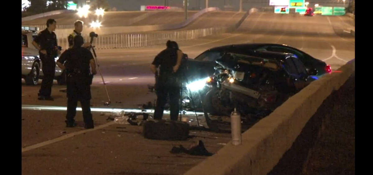 Two men seriously injured in Katy Freeway crash in west Houston