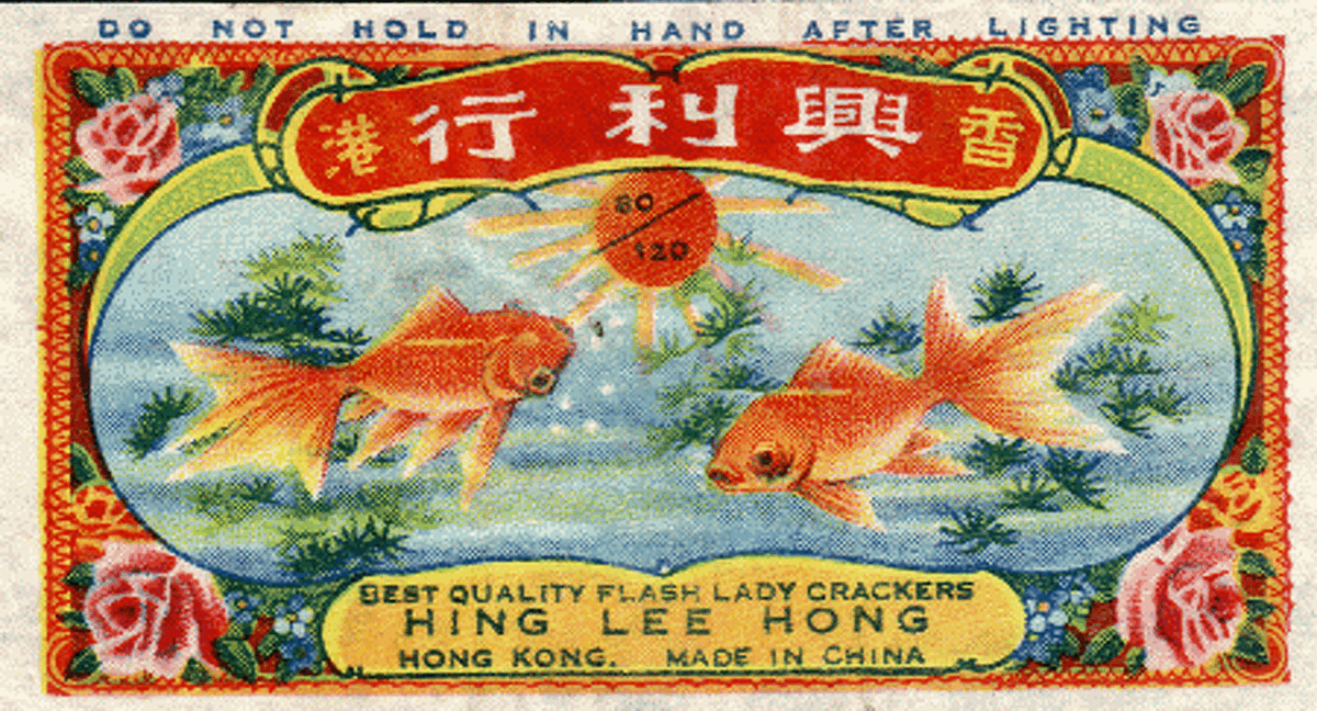 The weird and beautiful art of vintage firecracker labels