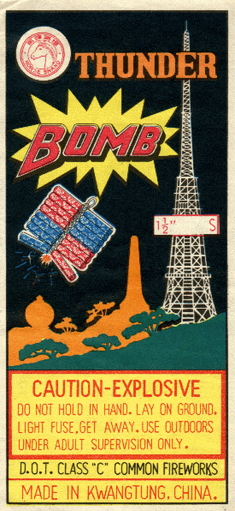 The weird and beautiful art of vintage firecracker labels