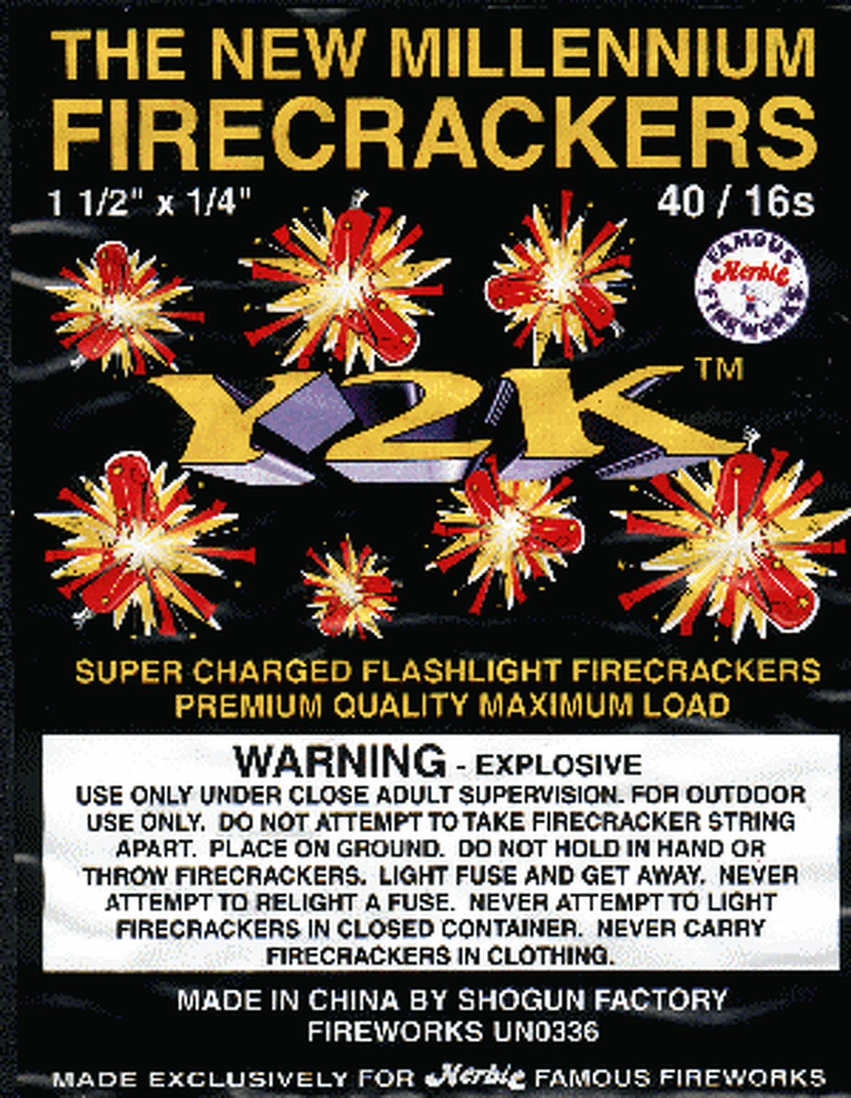 Vintage firecracker labels can be highly collectible