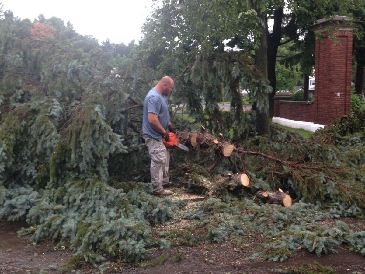 Storm topples Schenectady maple trees, downs power lines
