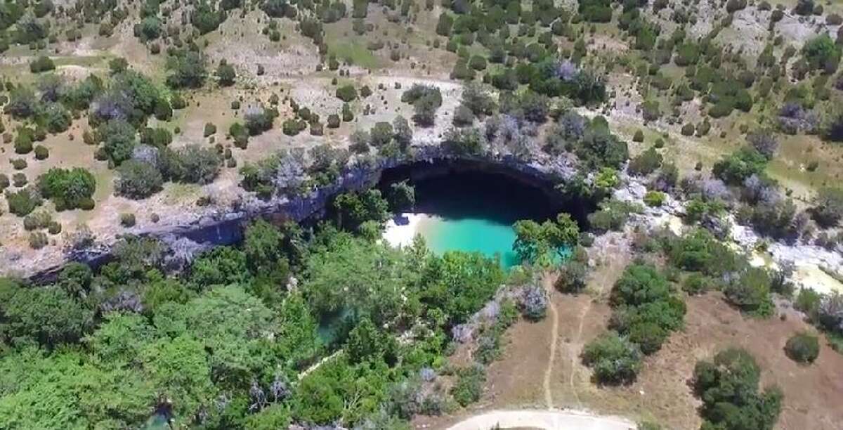 Amazing aerial video shows new side of Hamilton Pool, a hidden gem of Texas
