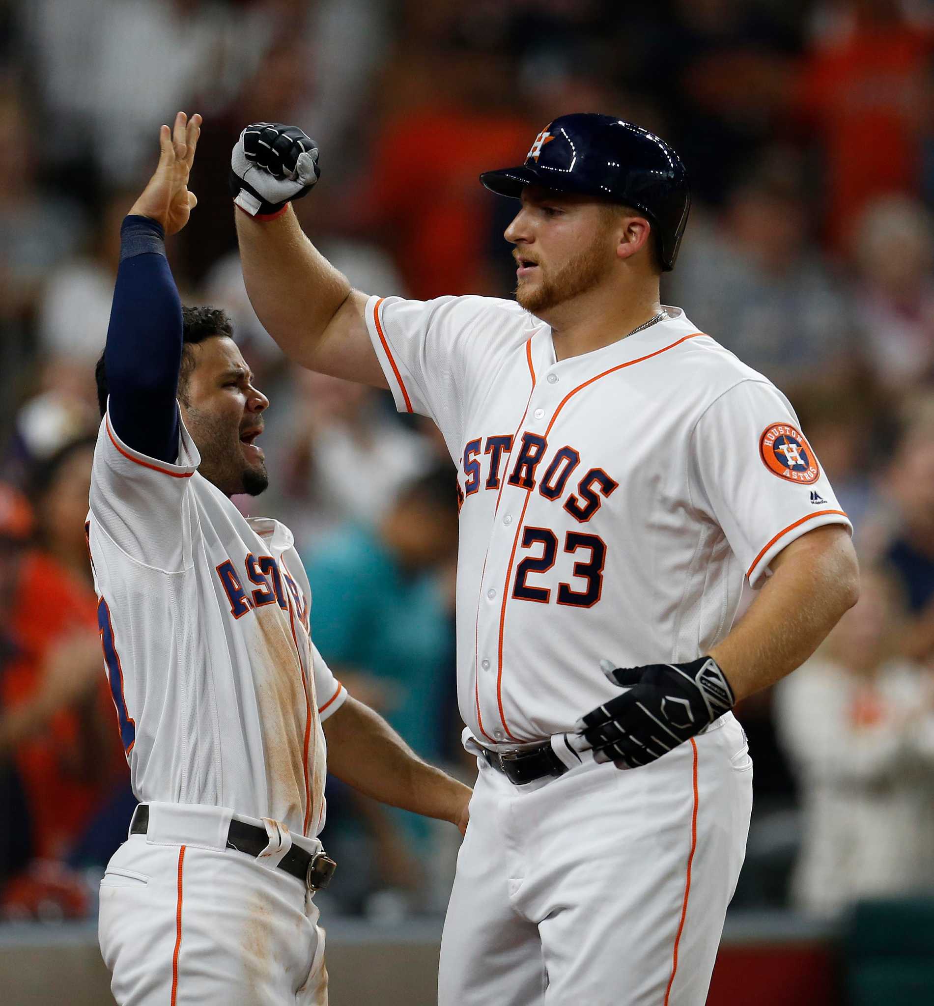 A.J. Reed gets start at designated hitter against Athletics