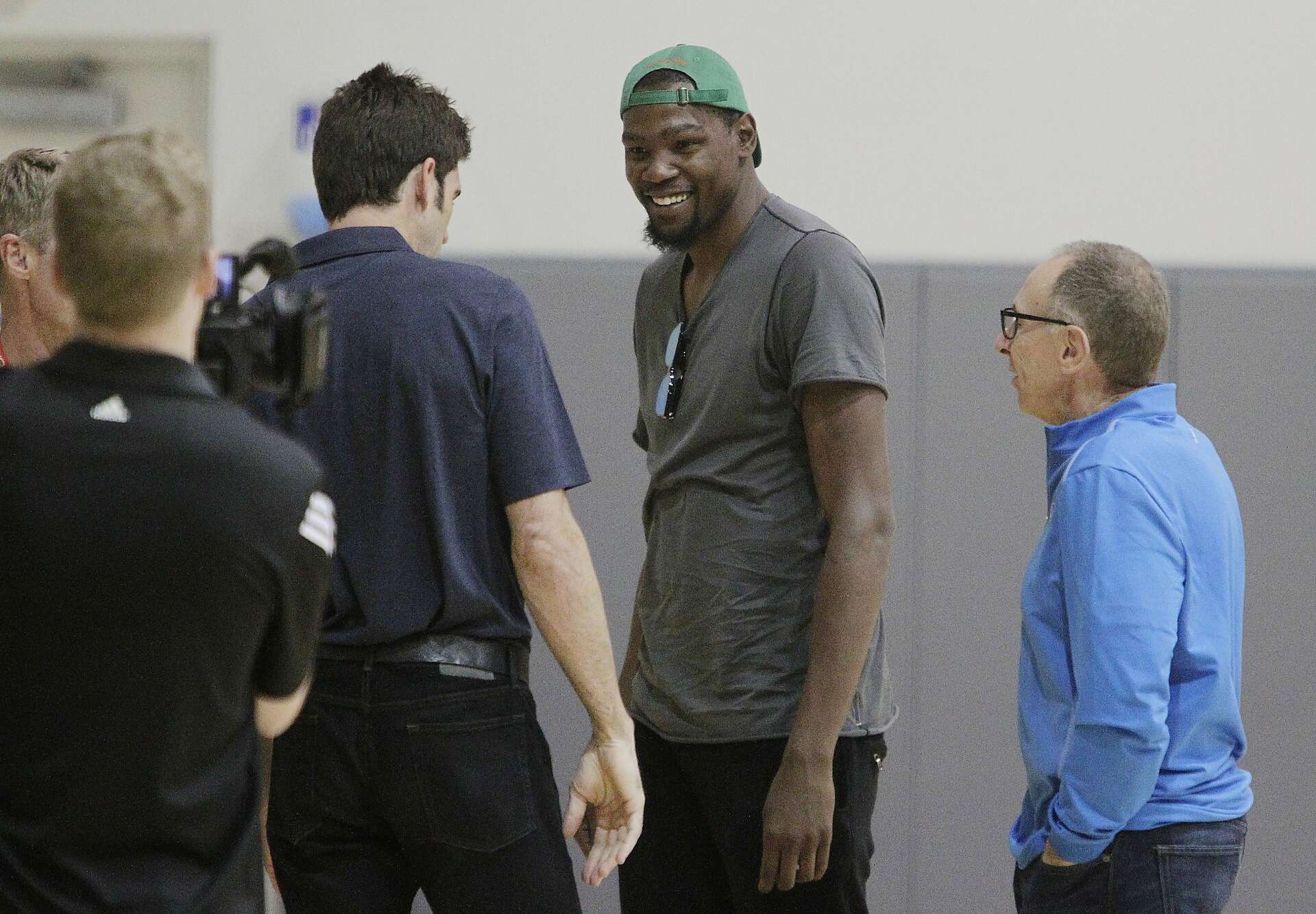 Warriors assistant coach Ron Adams a big draw for Kevin Durant